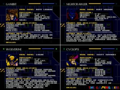 Genesis Games - X-Men - The Gaming Geek