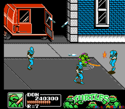 NES Games - Teenage Mutant Ninja Turtles III: The Manhattan Project